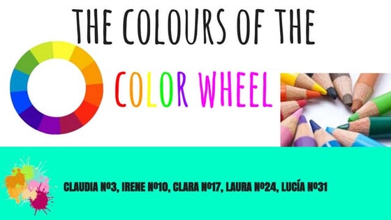 GROUP 01: PRIMARY, SECONDARY AND TERTIARY COLOURS | PPT