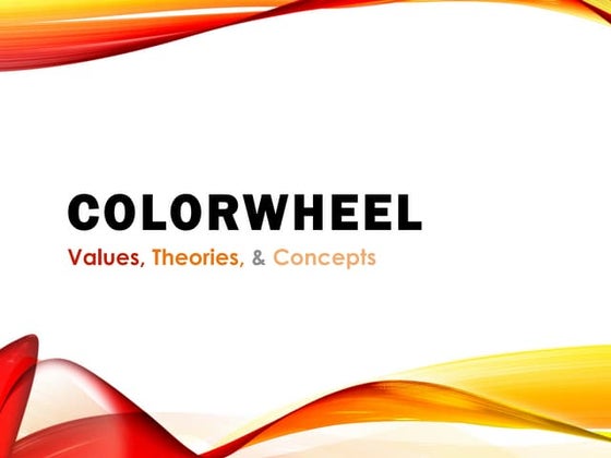 The color wheel | PPT