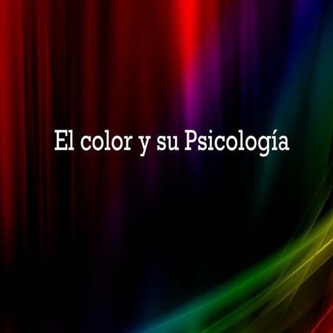 El color y la historia | PPTX