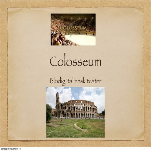 Colosseum pdf | PDF