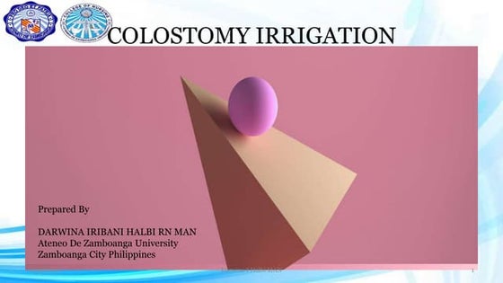 Colostomy care : Nursing management | PPT
