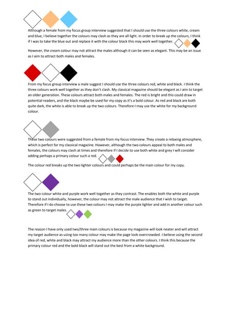 Colour palette analysis | PPT