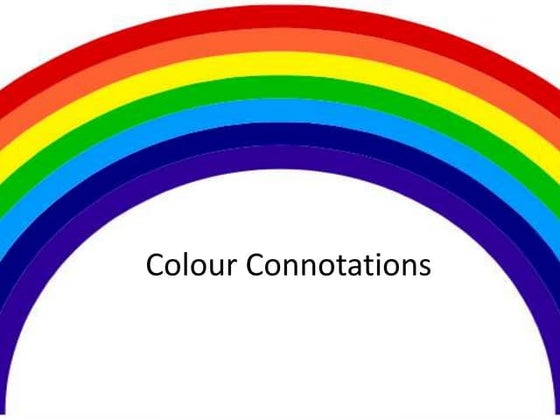 Colour connotations | PPTX | Style & Fashion