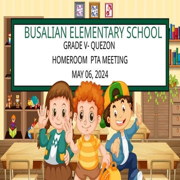 Colourful Cartoon Elementary Classroom Rules Educational Presentation.pptx