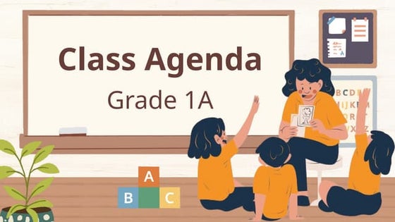 Colorful Playful Class Agenda Education Presentation | PPT