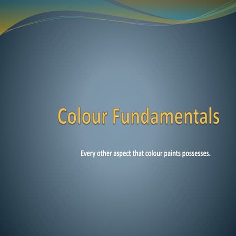 Colour Paints | PPTX