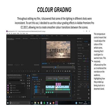 Colour grading | PPTX
