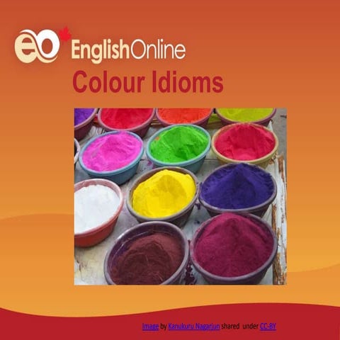 Colour idioms | PPT