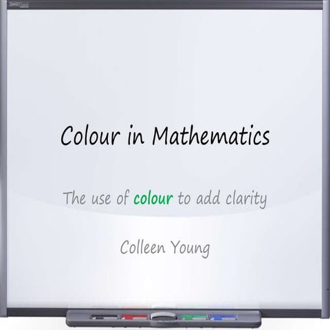 Colour in mathematics | PPTX