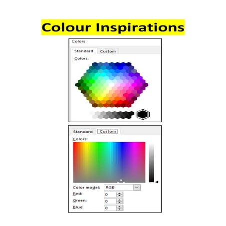 Colour inspirations as media | DOCX