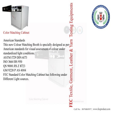 Colour matching cabinet copy | PDF