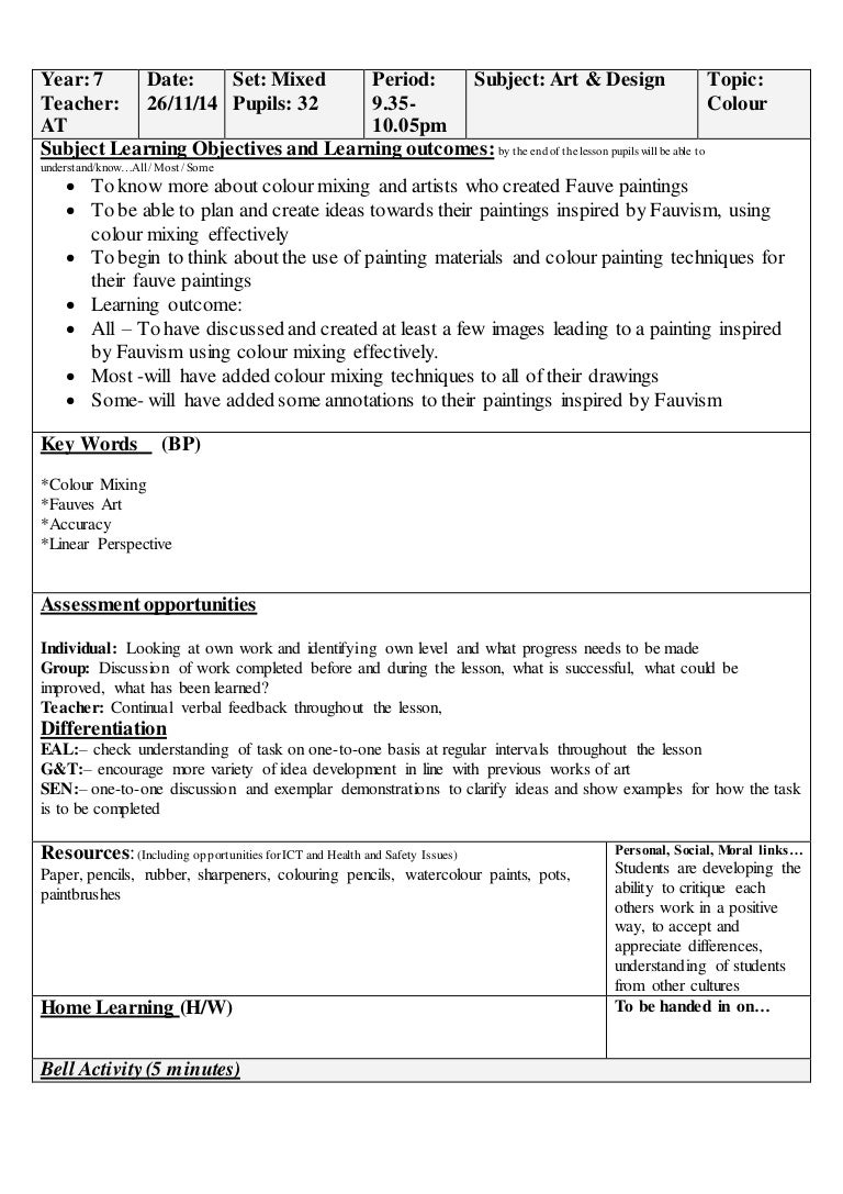 Colour Mixing Lesson Plan Secondary Education colour-mixing-lesson-plan-secondary-education