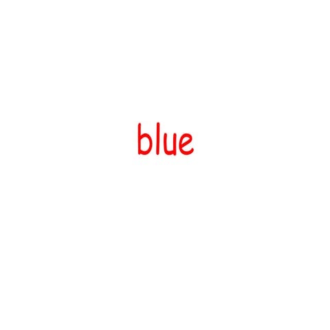 Color word identification | PDF