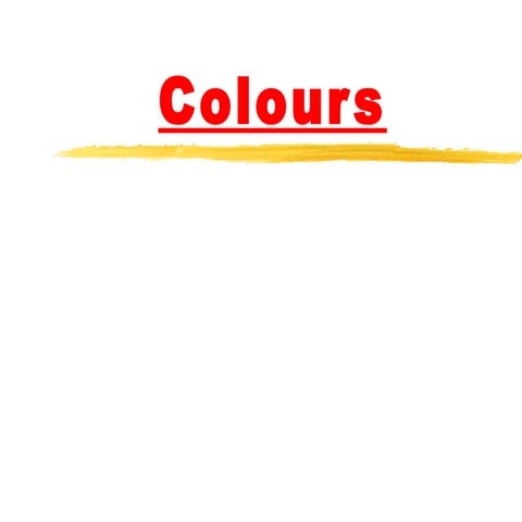 Colours | PPT