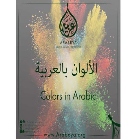 Colours in Arabic | PPSX