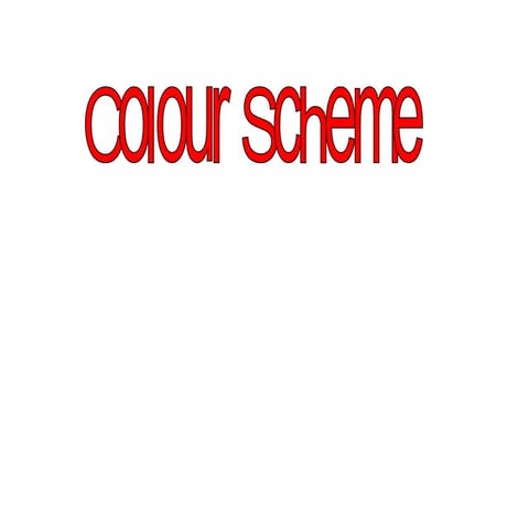 My music magazine colour scheme. | PPT