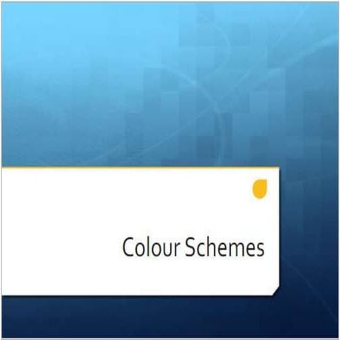 Colour scheme | PPT