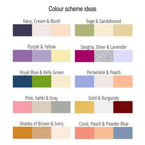 Colour scheme ideas | PPT