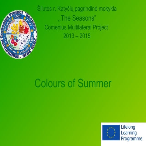 Colours of Summer | PPT