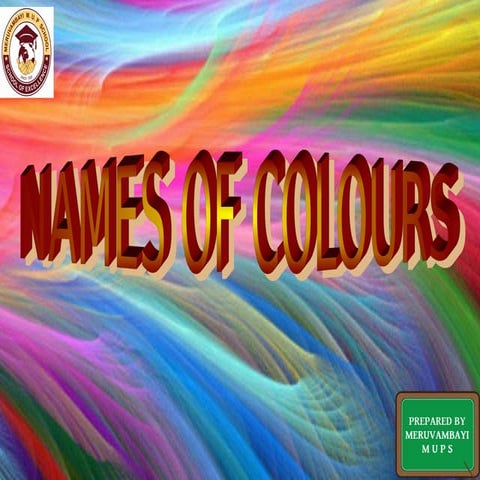 Colours name with examples | PPT