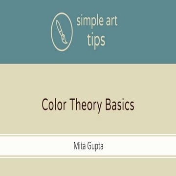 Colour theory basics | PPTX