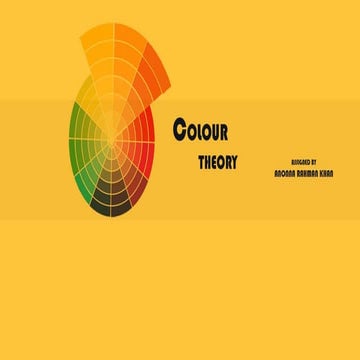 Colour theory final | PPTX