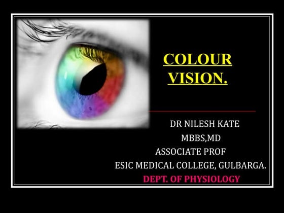 Colour vision test | PPTX | Eye and Vision Conditions | Diseases and ...