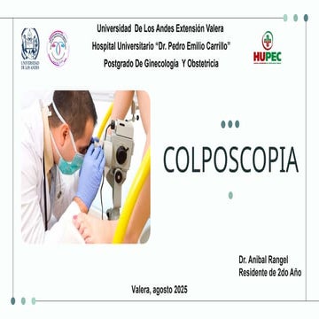 Lesión intraepitelial de alto grado LIEAG - Diagnostico y manejo - vph ...
