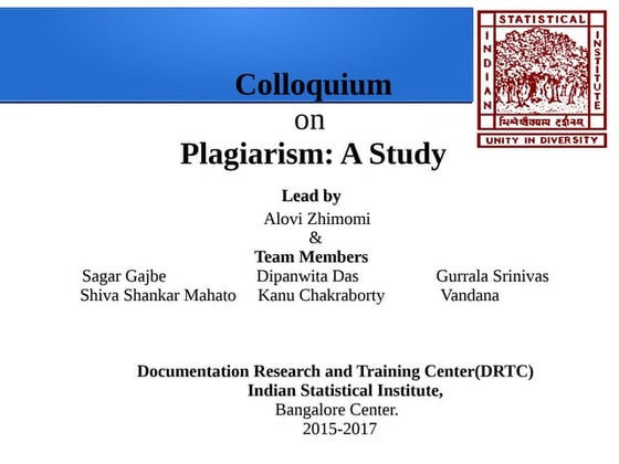 Plagiarism PowerPoint Presentation | PPT