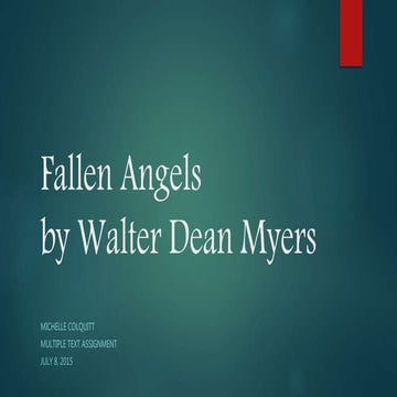 Fallen Angels Multiple Text Assignment | PPT