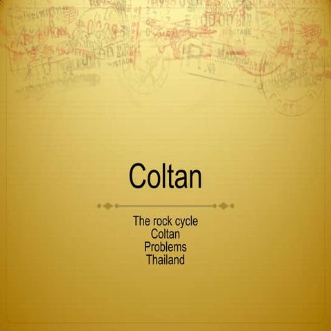 Coltan | PPTX