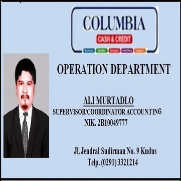 ALI MURTADLO PT Columbindo Perdana card id | PPT
