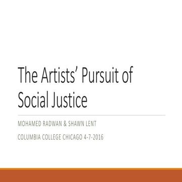 Art and Activism: The Role of Artists in Social Justice Movements (www ...