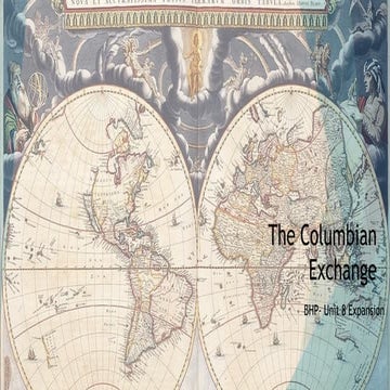 Historical Presentation on the Columbian Exchange.pptx