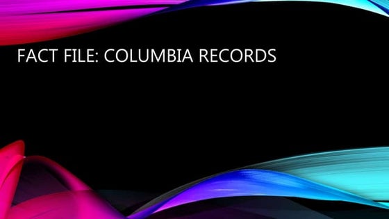 Columbia records | DOCX