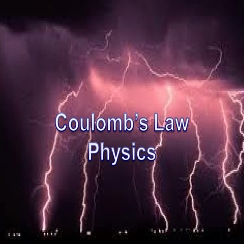 Columbs law pp | PPT