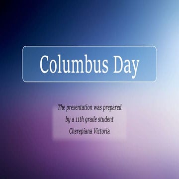 Columbus day | PPT