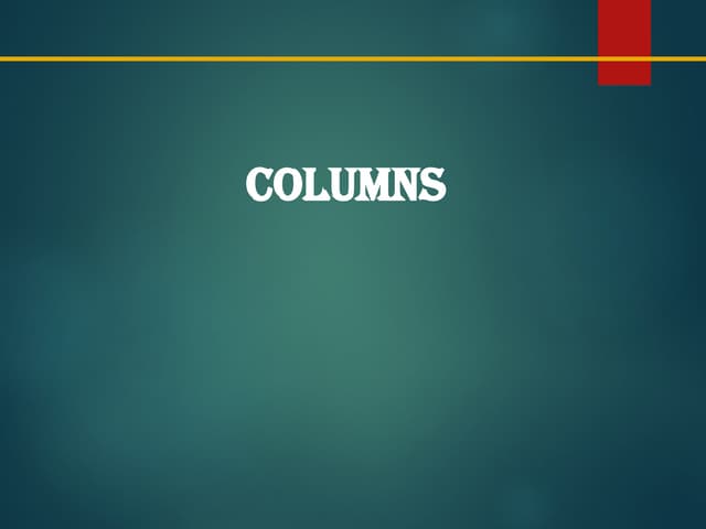 Long column & short column | PPTX