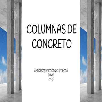 columnas de concreto armado | PPTX