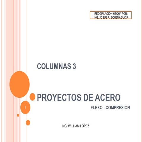 Columnas flexo compresion | PPSX