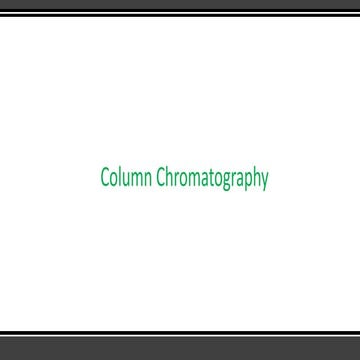 Column chromatography | PPTX