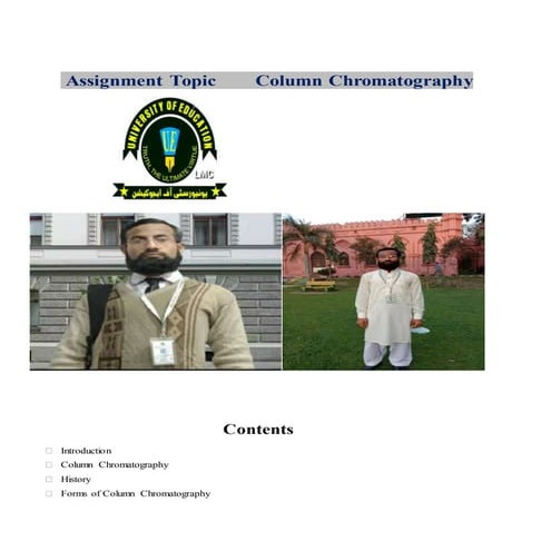Column chromatography | DOCX