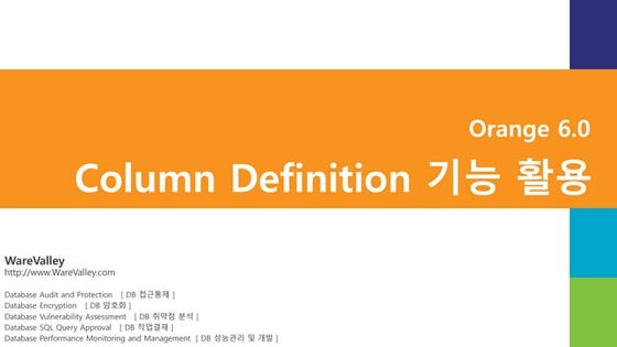 꿀Tip) Column Definition 기능 활용하기 | PPT