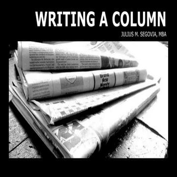 CAMPUS JOURNALISM - WRITING AN EDITORIAL, ITS TYPES AND STRUCTURE | PDF