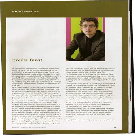 Column Creeer Fans, Zorgmarkt Mrt2010 | PDF