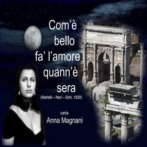 Com è Bello Fa L Amore Quann è Sera | PPS