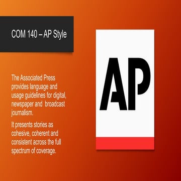 Copy-editing NewSymbols and AP Style.ppt