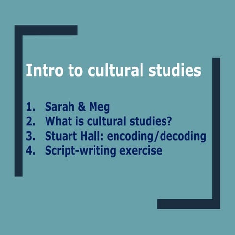 Definition of Culture and Cultural Studies | PPTX