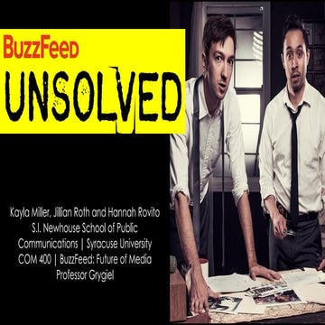 COM 400 Case Study - Unsolved | PPT
