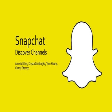 Media Landscape Analysis of Snapchat Discover - NHBuzzFeed | PPTX